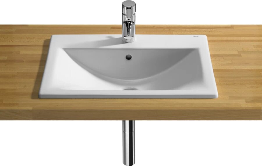 Раковина Roca Diverta, врезная, санфарфор, белая, 55×42,5×17 см, артикул 32711600Y