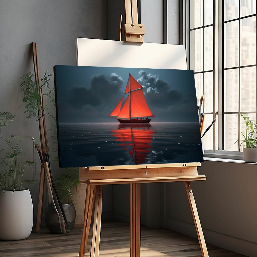 "Алые паруса мечты" 40х60 1 шт.