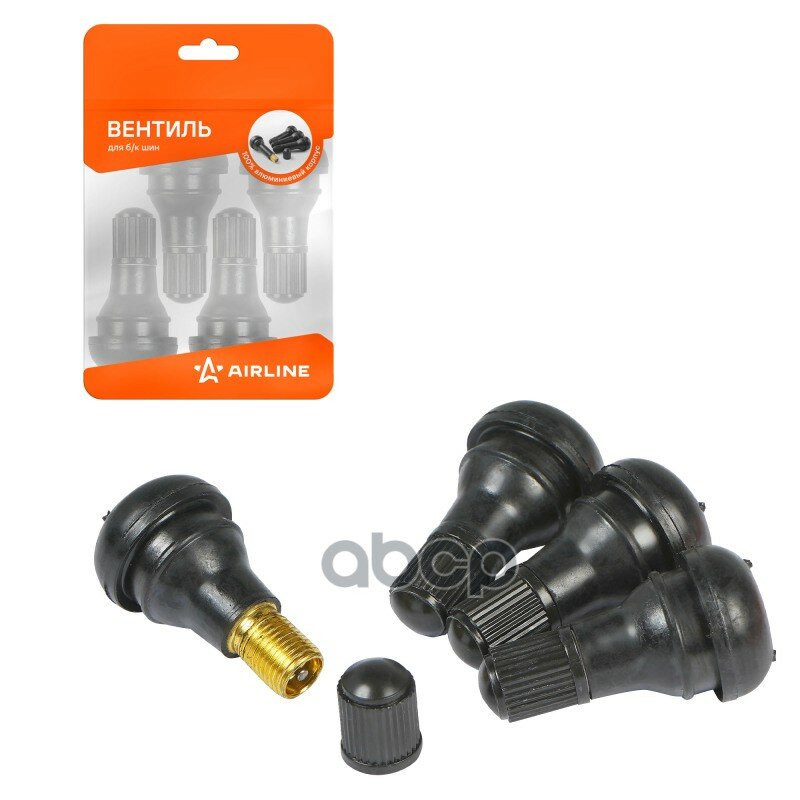 Вентиль для б/к шин TR412, 4 шт. (ATRV412-01) AIRLINE арт. ATRV412-01