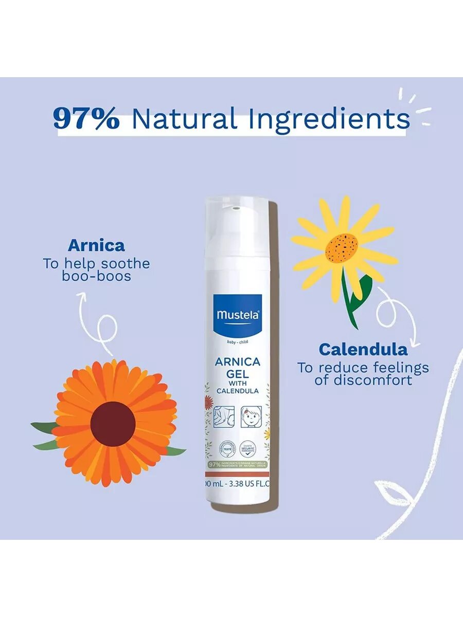 Mustela Органический гель для детей с арникой и календулой 100 мл