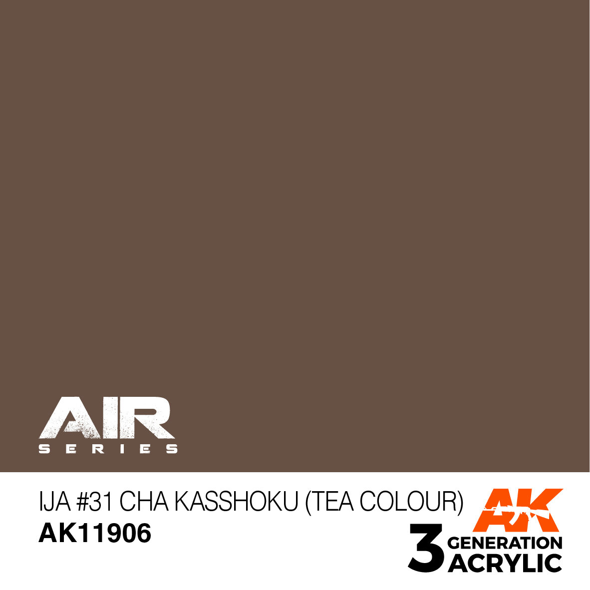 AK11906 Краска акриловая 3Gen IJA #31 Cha Kasshoku (Tea Colour)