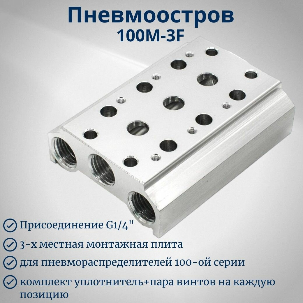 Плита монтажная 100M-3F