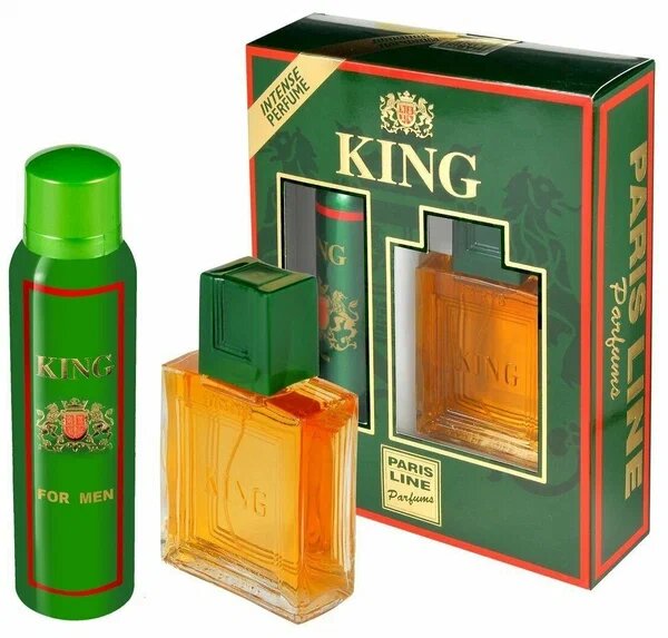 Paris Line King набор: туалетная вода 100 мл, дезодорант 150 мл