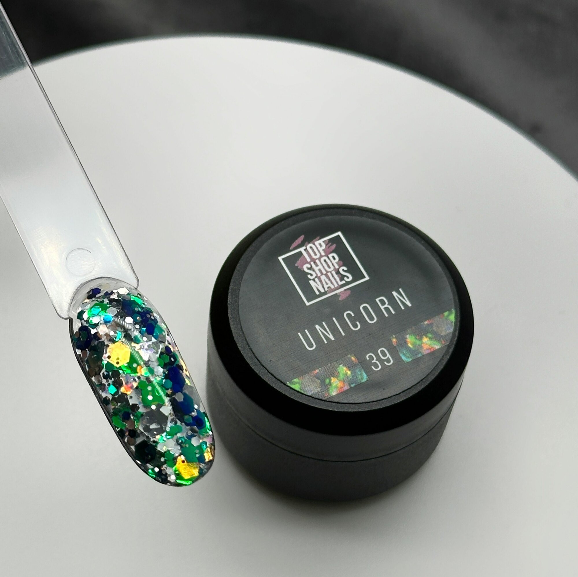 Блестки Unicorn gel 39 TopShopNails, 5мл