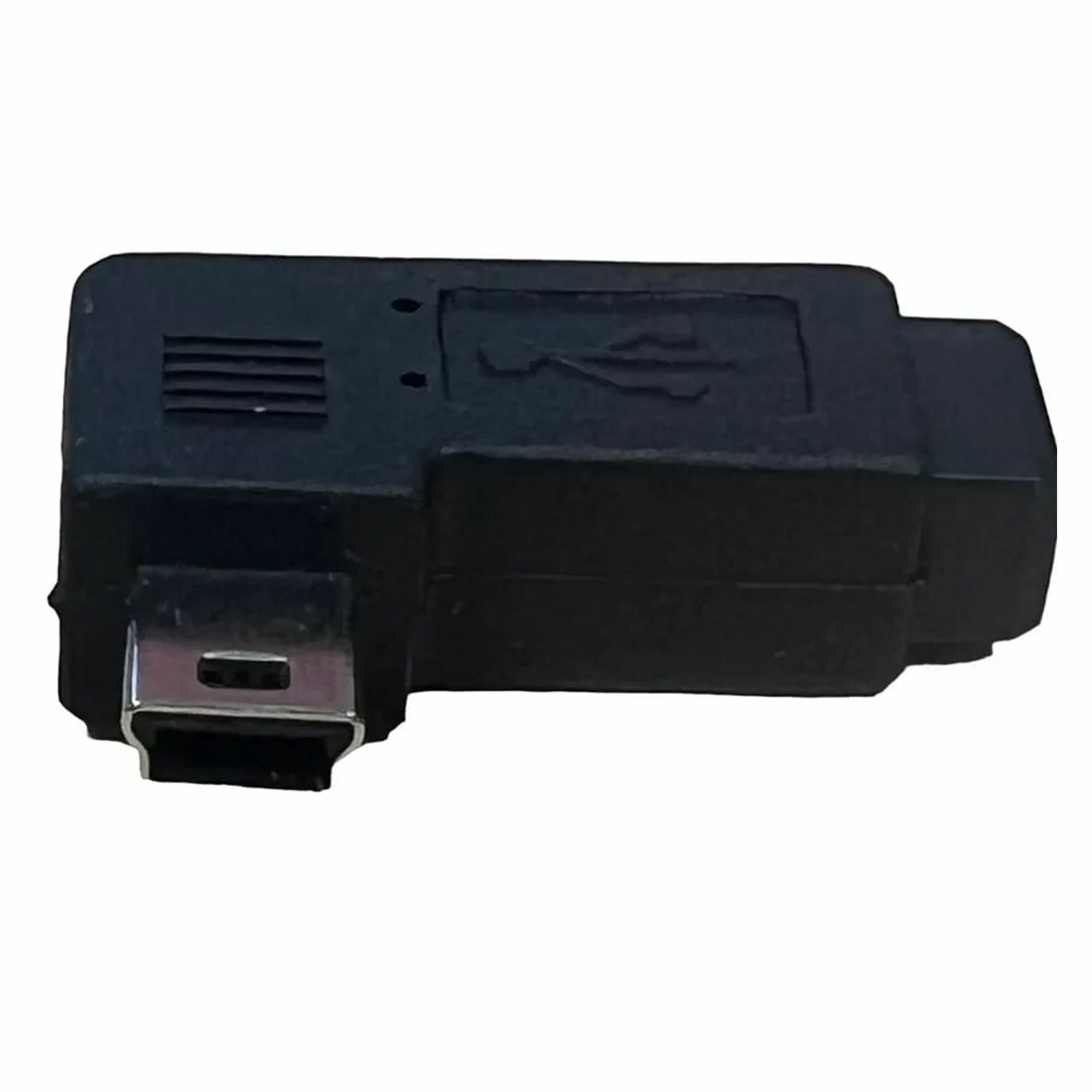 Переходник-адаптер miniUSB угловой, левый угол для регистратора и т. д.