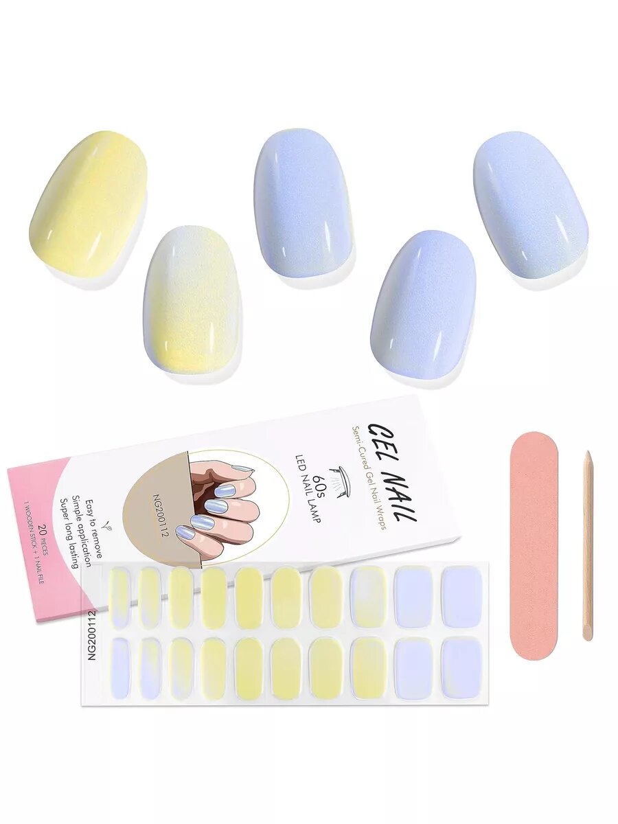 Лаковые полоски для ногтей NG200112