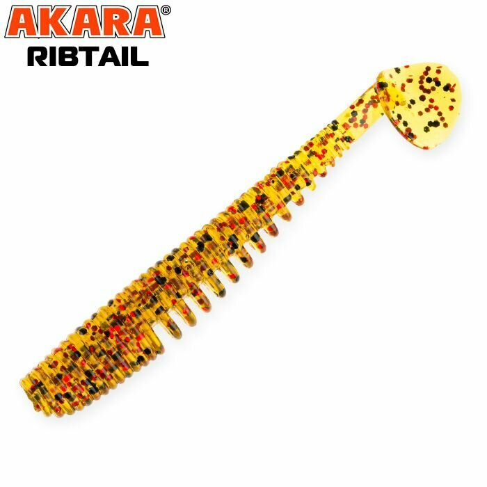 Силиконовая приманка Рипер Akara Ribtail 70мм, 5 шт. №K002