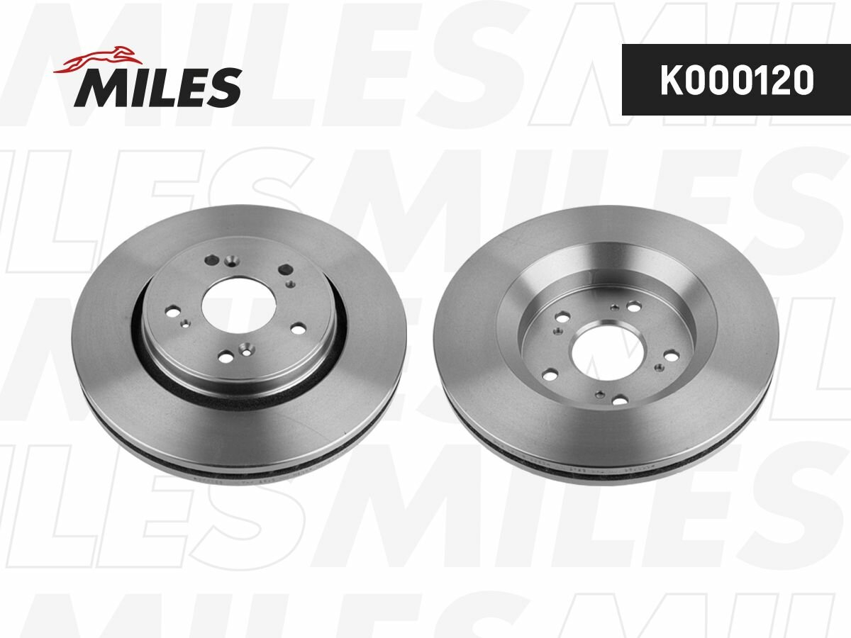 MILES Диск тормозной HONDA CR-V III 2.0-2.4 07- передний
