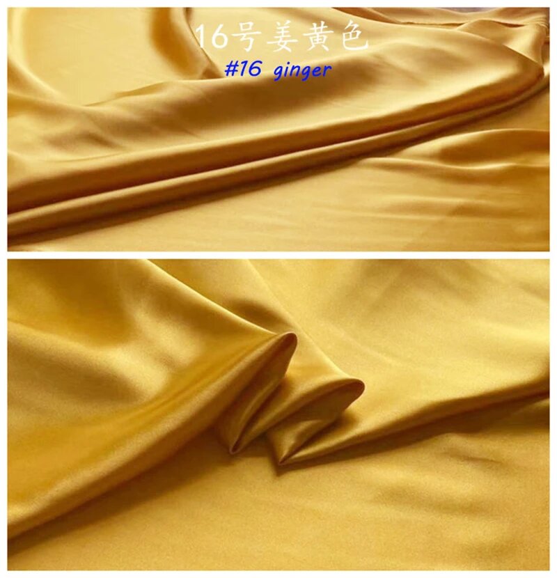 Шелковая ткань Charmeuse FABRIC SHIPPER 1 метр color16 ginger