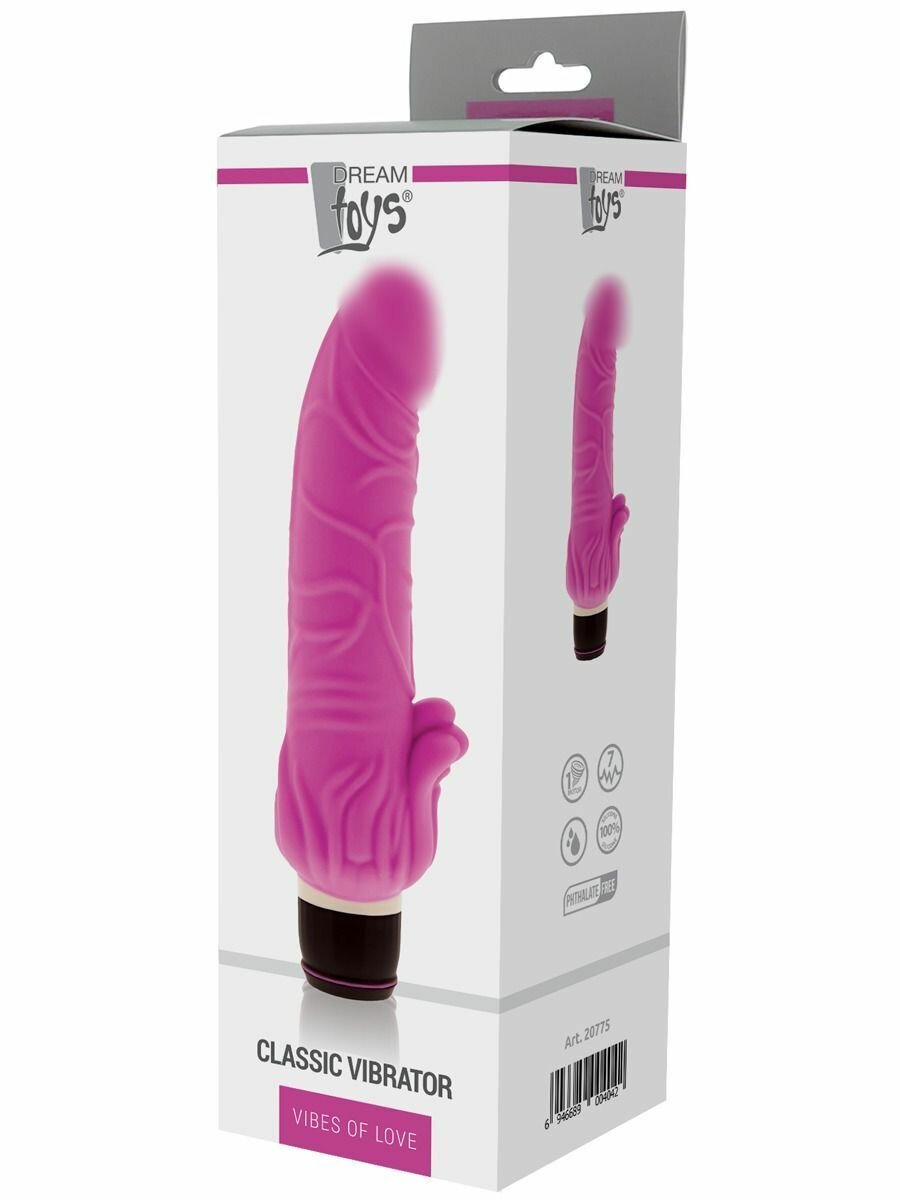 Вибратор с клиторальной стимуляцией, 13cm