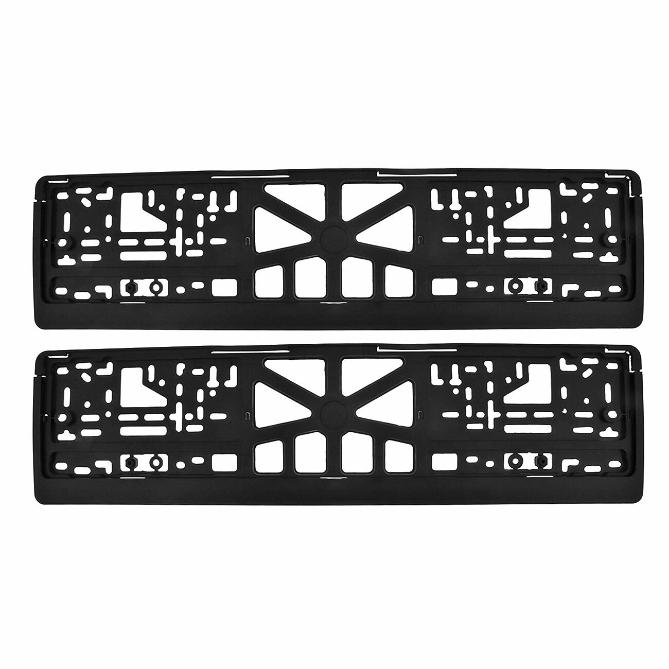 Комплект: пластиковые рамки гос. номера без лого 2 шт