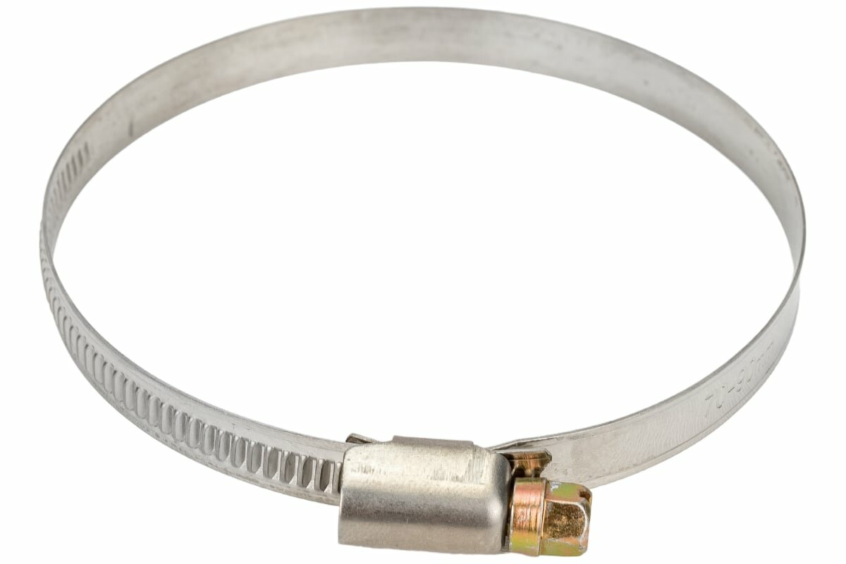 Россна Хомут червячный 70-90 мм 5шт 1/2 нержавеющая сталь Р860712 DIY