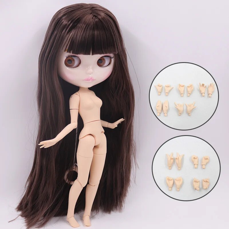 Кукла Blyth 1/6, бежевый цвет, carved lips glossy