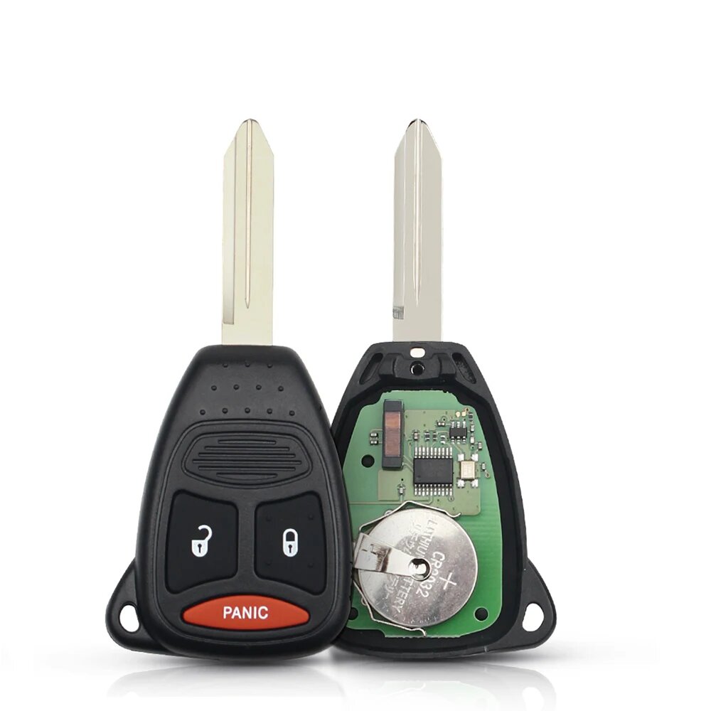 KEYYOU KOBDT04A ID46 315/433 МГц автомобильный дистанционный ключ для Dodge RAM JEEP Commander Compass Grand Cherokee Liberty Wrangler Chrysler 3 Buttons Panic, 433Mhz