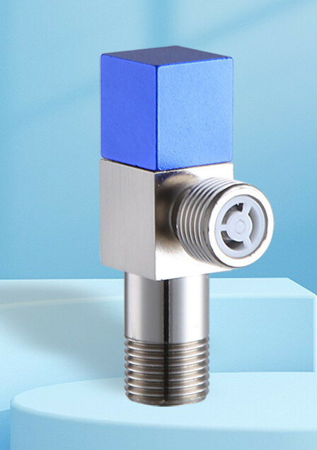 Медный треугольный клапан, обратный клапан для горячей и холодной воды, антирефлюксный угловой клапан, обратный клапан для унитаза, односторонний обратный клапан для домашнего использования