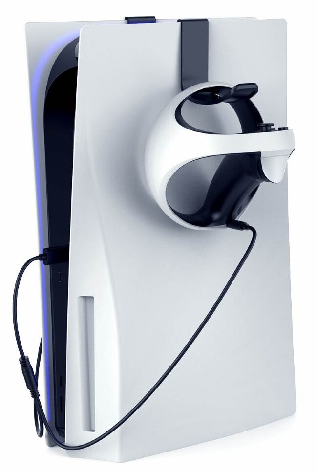 Зарядный кабель для контроллеров PS VR2 + крепление для PS5 (iPega PG-P5V006)