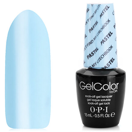 OPI GELCOLOR Гель лак Can't Fine My Czechbook E75