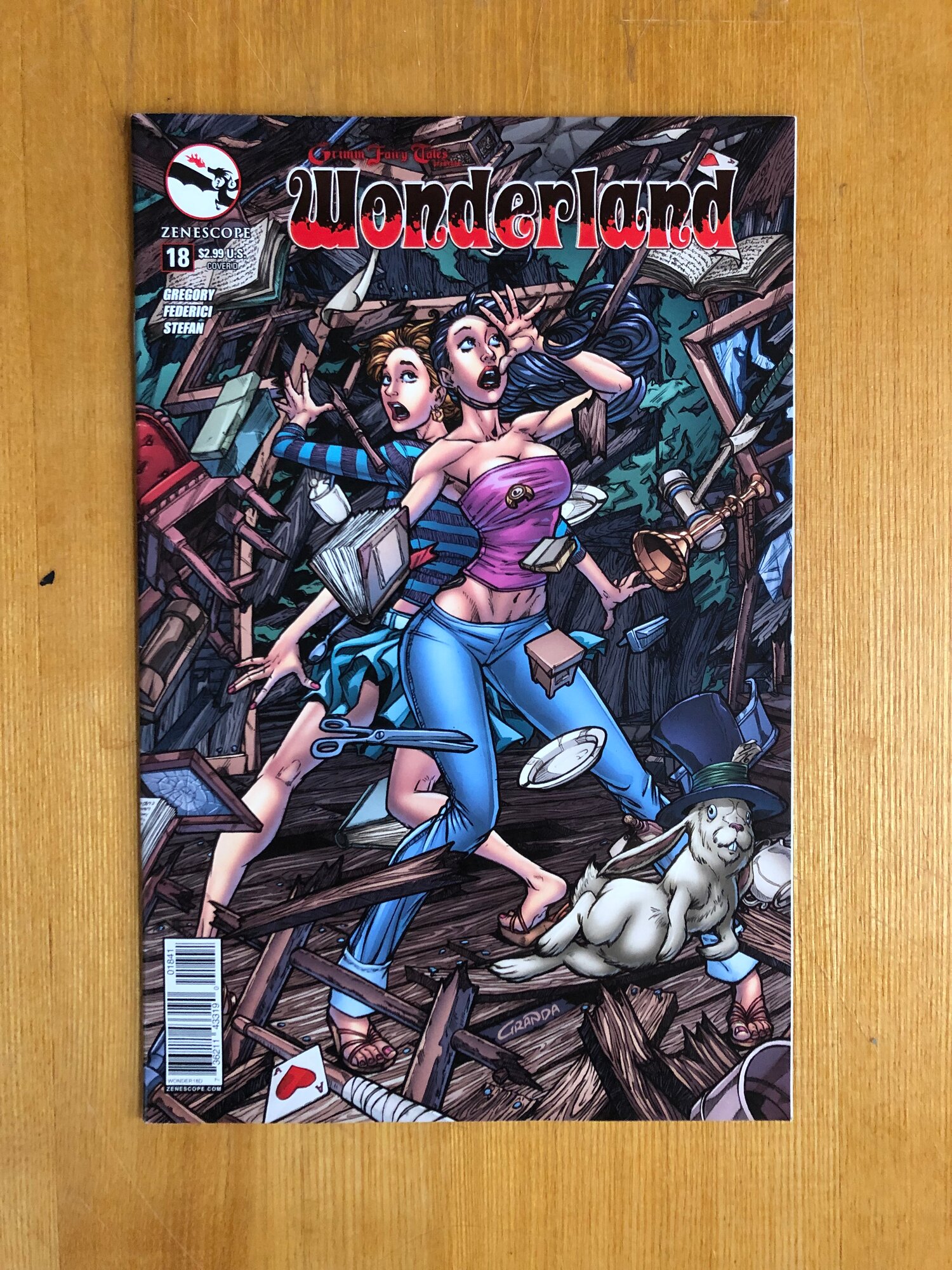 Комикс Wonderland 18 /2013 (cover D)