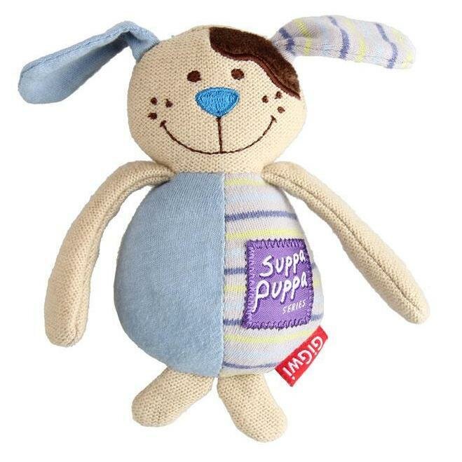 85024 Игрушка для маленьких собак Собачка с пищалкой 17 см, серия SUPPA PUPPA, Gigwi
