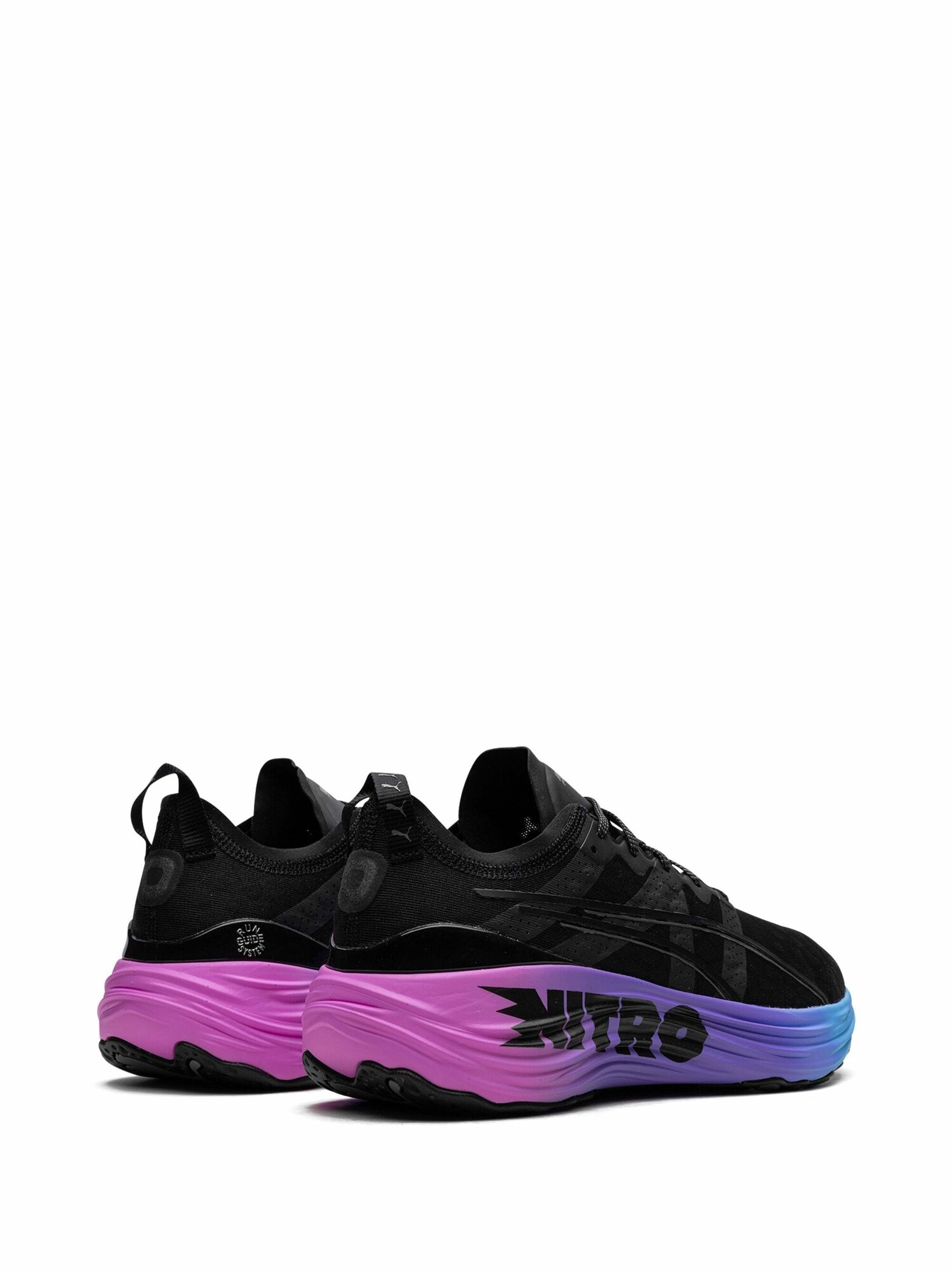 Кроссовки PUMA ForeverRun Nitro 'Sunset', размер 9 UK, черный — фото 1