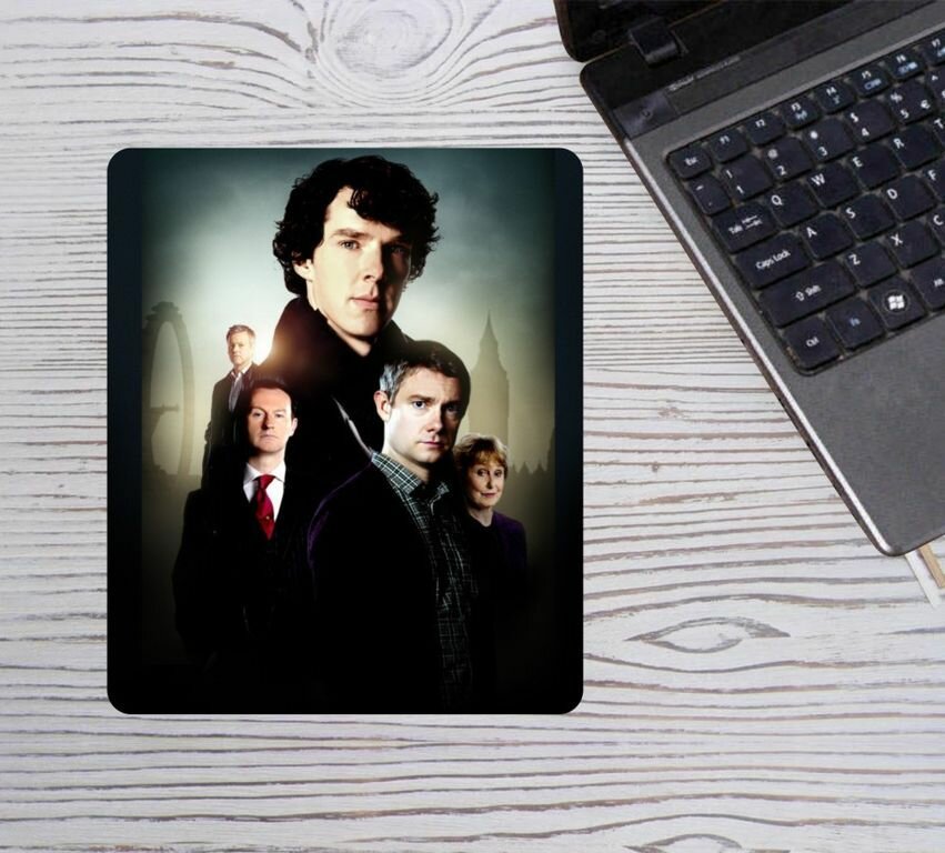 Коврик для мышки игровой 36 на 29 см MIGOM Шерлок, Sherlock №4
