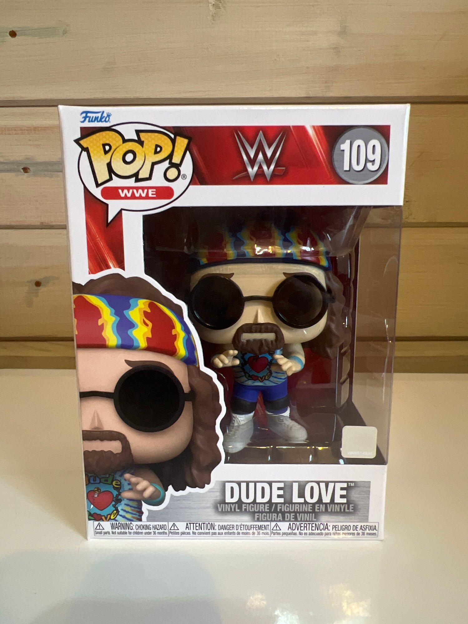 Фигурка Фанко поп Dude Love, 10 см vinyl figure, серия pop WWE