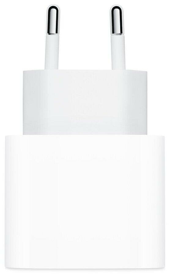 Apple MHJE3ZM/A Зарядное устройство 20 Вт USB-C Белый с поддержкой MagSafe и быстрой зарядки