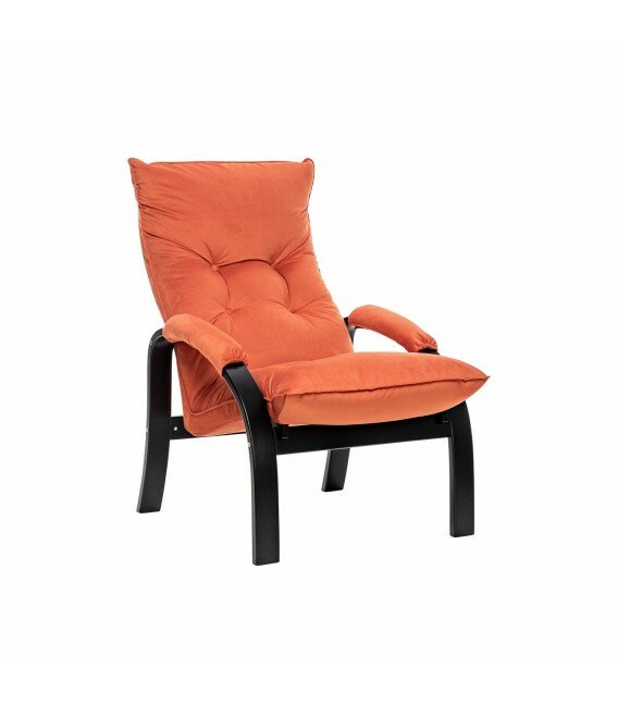 Кресло-трансформер Leset Левада, венге, ткань велюр, v39 оранжевый