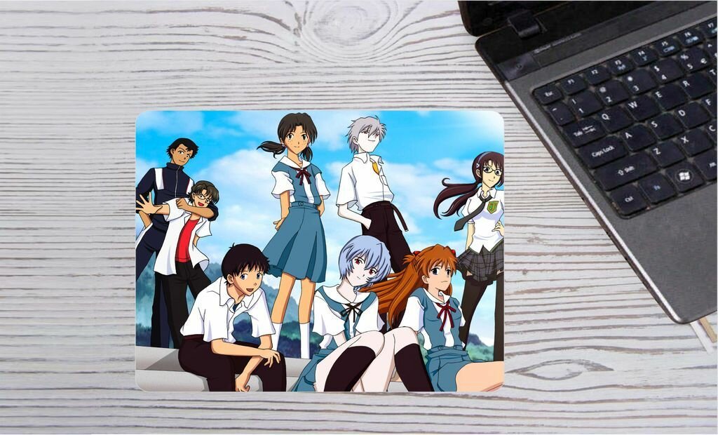 Коврик для мышки игровой 36 на 29 см GOODbrelok Евангелион, Neon Genesis Evangelion №9