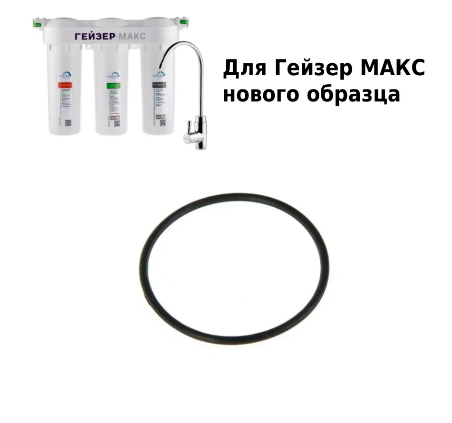 Уплотнительное кольцо для корпуса 10 SL фильтра Гейзер Макс нового образца (1 шт.)