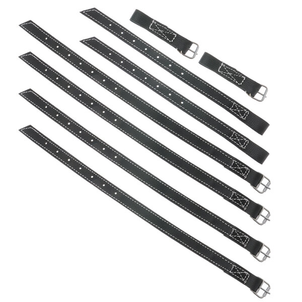 Ремни к когтям лазам кожаные двухслойные, компл 8шт, толщина 4мм. Ремлу (2 шт. в наборе)