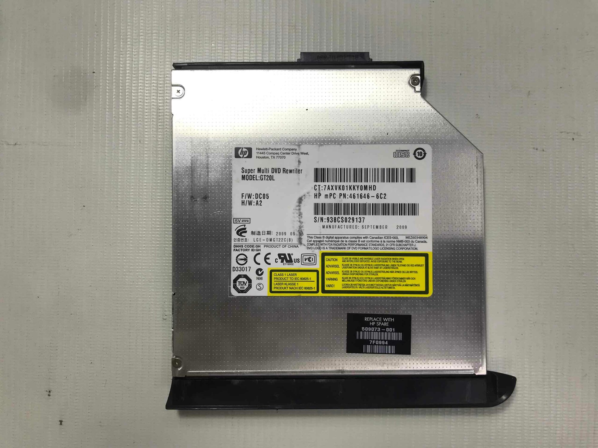 Привод DVD+RW для HP HSTNN-Q22C
