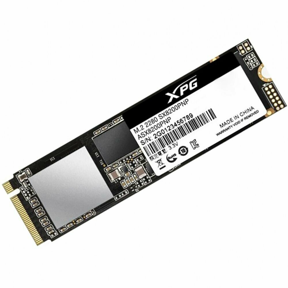 Жесткий диск SSD M.2 2280 512GB ADATA XPG SX8200 (ASX8200PNP-512GT-C)