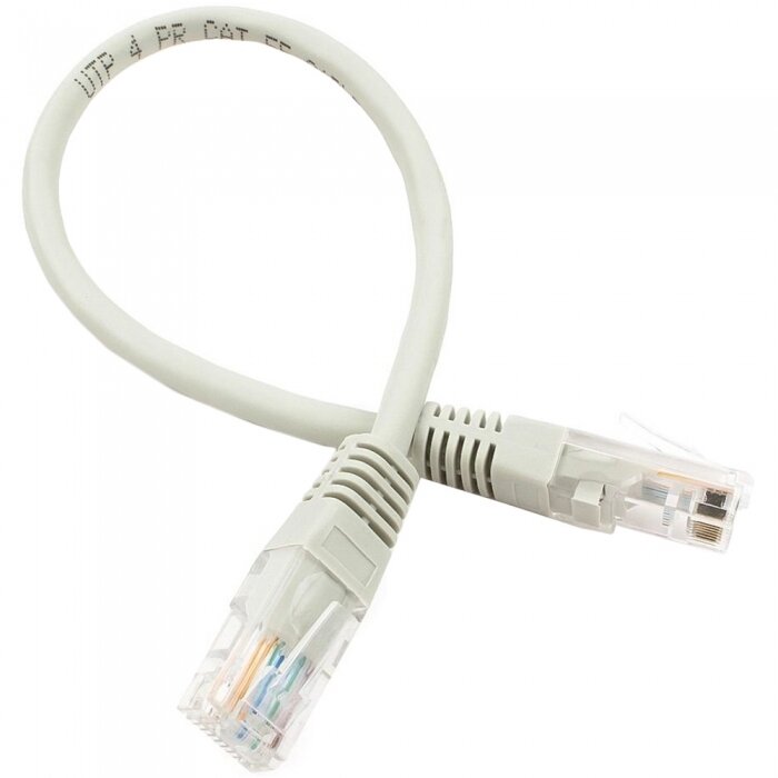 Патч-корд UTP Cablexpert PP10-0.25M кат.5e, 0.25м, медь 26AWG