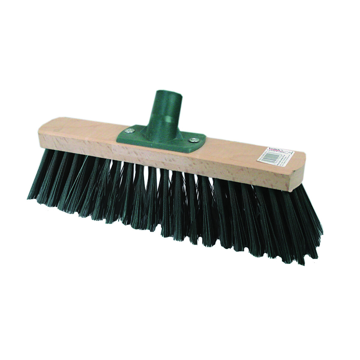 Щетка уличная "York", без черенка, искуственная щетина, деревянное основание, 30 см.