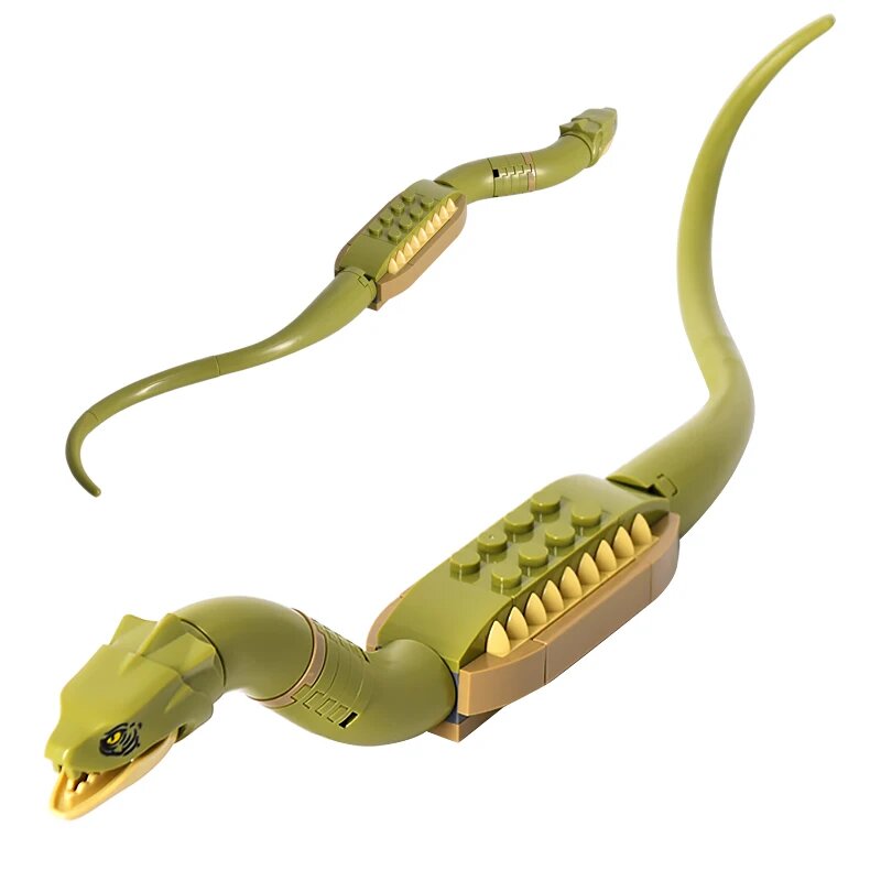 MOC Bricks Базилиск Змея из пластика Stytle A