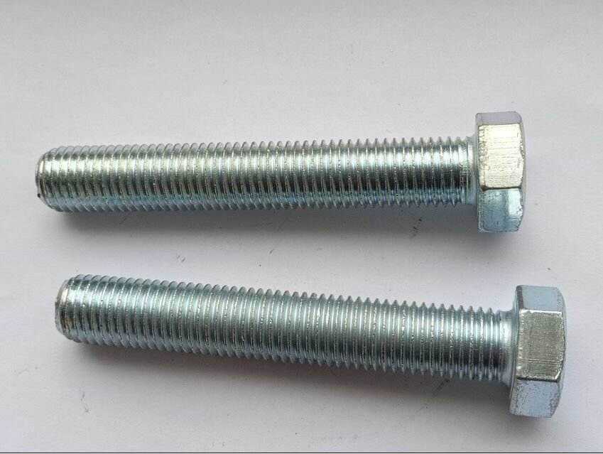 Болт высокопрочный DIN 933 М 16х90 цинк 10.9, 2 шт