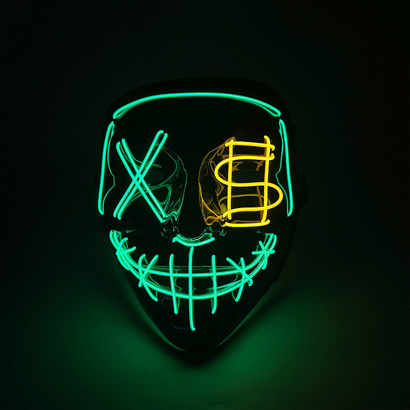 Маска на Хэллоуин "Вендетта", трансграничная, точечная, светодиодная, светящаяся