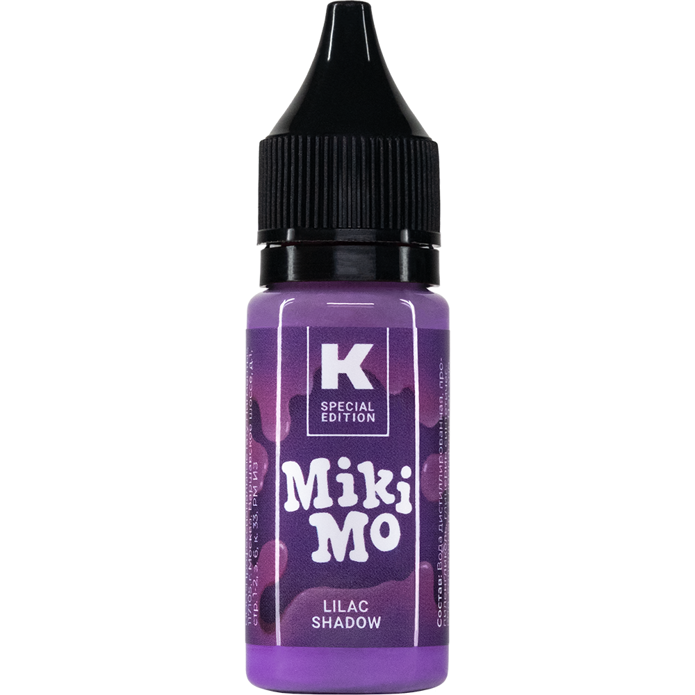 Краска Tattoo Ink - Miki Mo - Lilac Shadow, пигмент для тату 15 мл