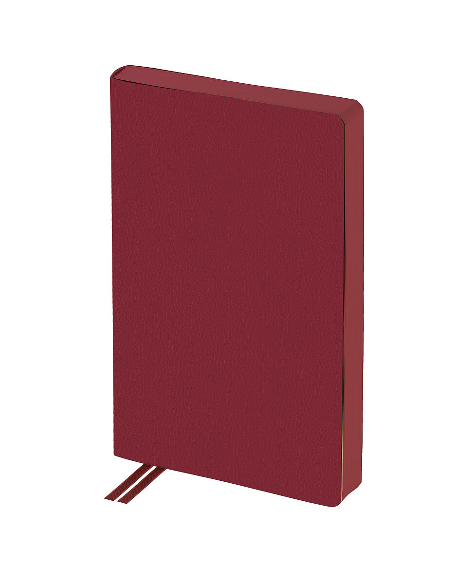 Ежедневник Bruno Visconti недатированный А5 (142 х 212 мм) "MEGAPOLIS NAPPA FLEX" (бордовый)