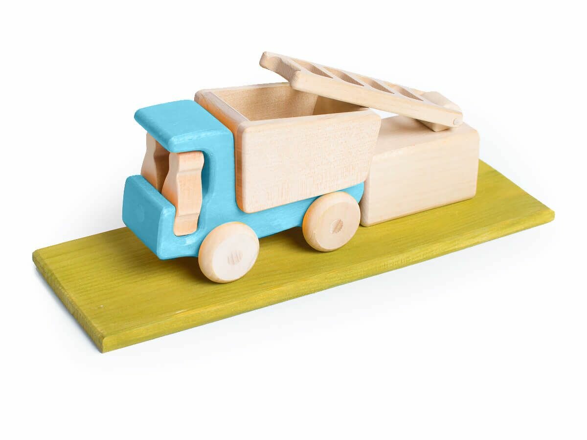 Машинка деревянная на магнитах Грузовичок