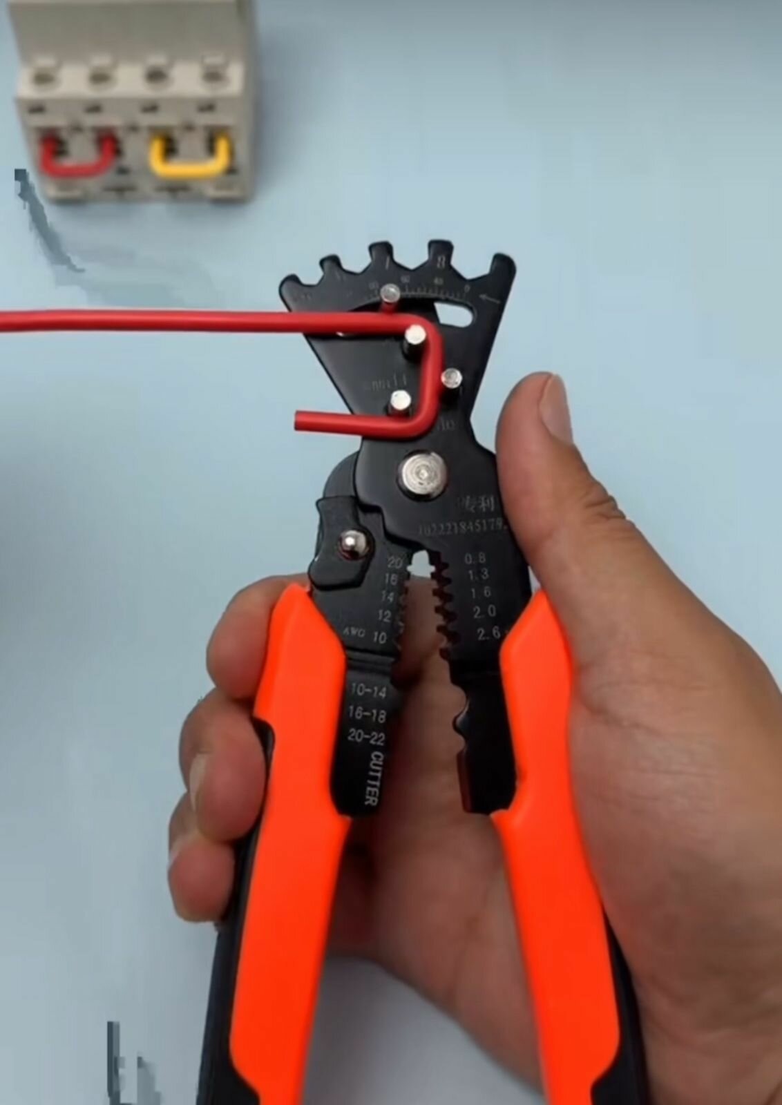 Сгибатель для проводов, обжимки, электрика. Инструмент для гибки провода SK-1386200