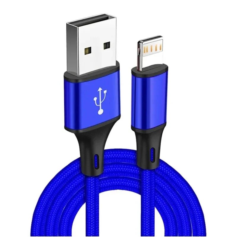 Кабель USB для iPhone 1.5м, черный — фото 1