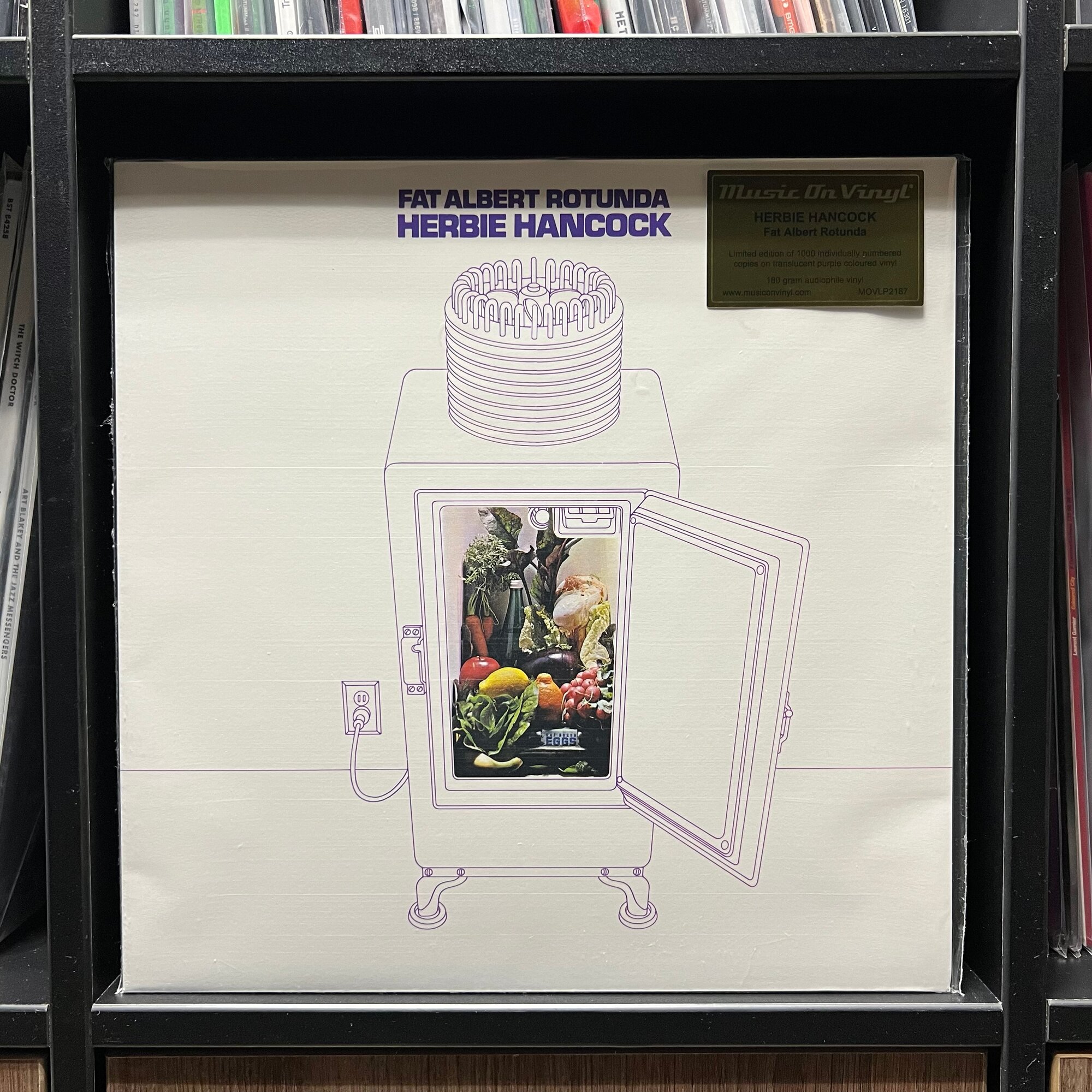 Виниловая пластинка Herbie HANCOCK - Fat Albert Rotunda (still sealed, limited numbered 180 gram audiophile translucent purple vinyl LP) LP Винил