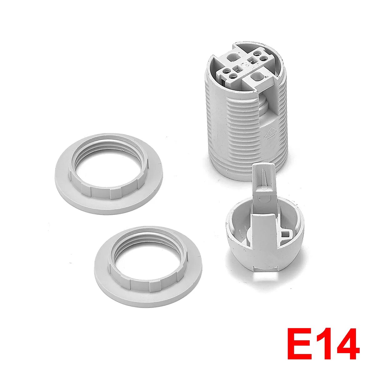 Патрон-удлинитель DelightFire E14 на E14 латунный E14 type B, 1 pcs