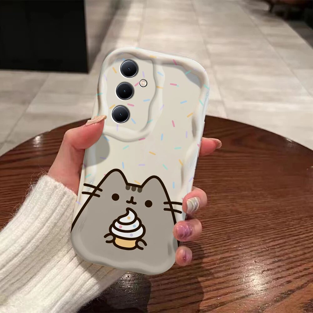 Чехол для Samsung Pusheen Cat с мороженым, NYGDB-29cc24050602