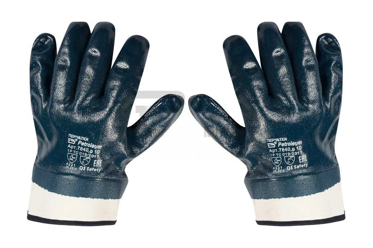 Петролеум Перчатки ЗТ х/б с двойным нитриловым покрытием размер 11 пара 764011