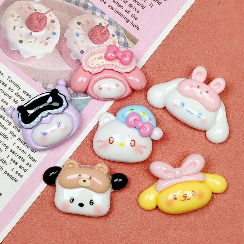 Мини-фигурки животных MINISO, розовый, микс цветов