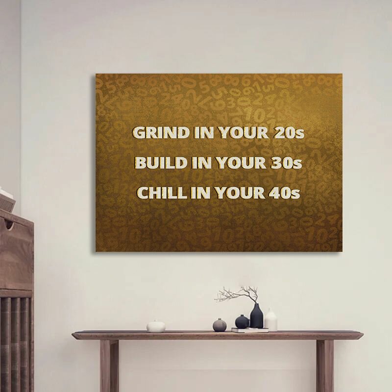 Картина "Доллар, деньги", хлопковый холст, деревянный подрамник