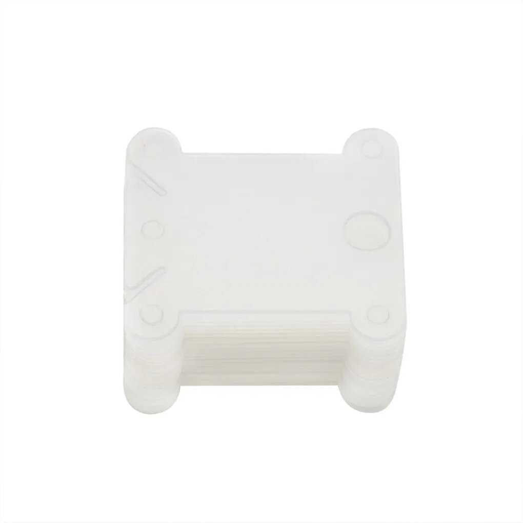 Пластиковые шпульки для мулине 120 шт. Белый, 50PCS, white